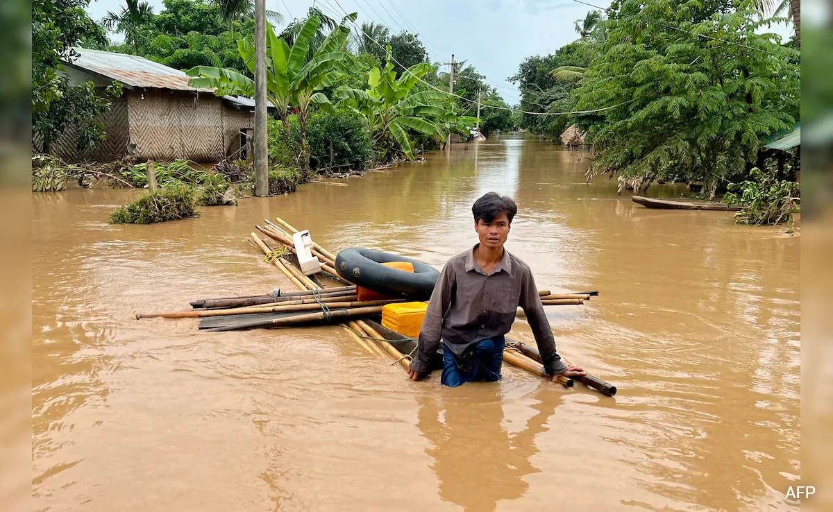 Nearly 250,000 Displaced In Myanmar After Typhoon Yagi Floods: Report