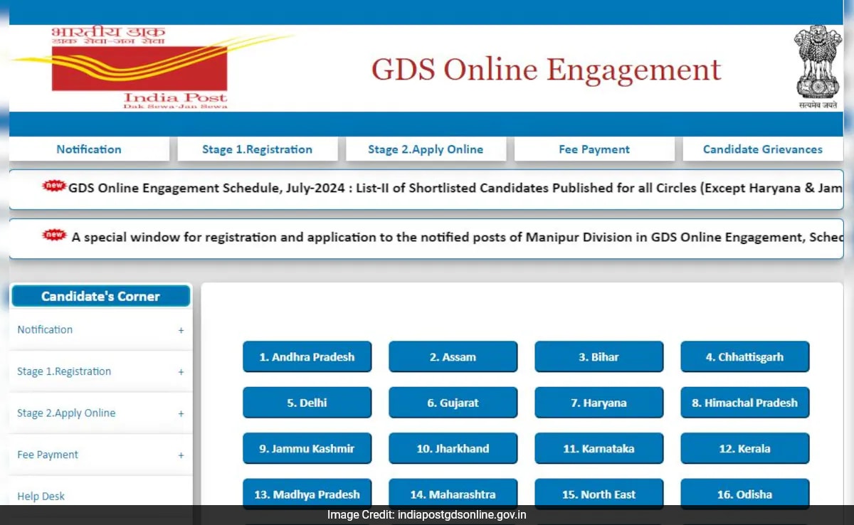 India Post GDS Result 2024: Merit List 2 Released At Official Website ...