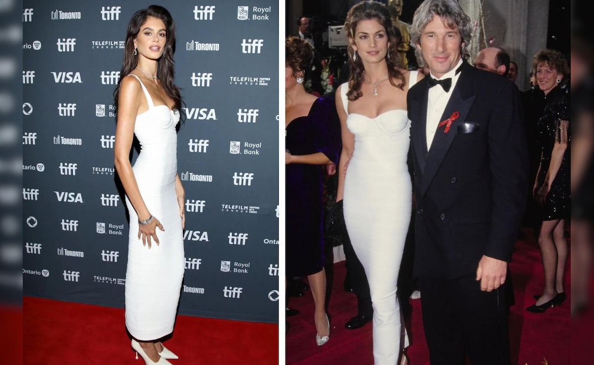 TIFF 2024: Kaia Gerber Wore Her Mother Cindy Crawford's Vintage White ...