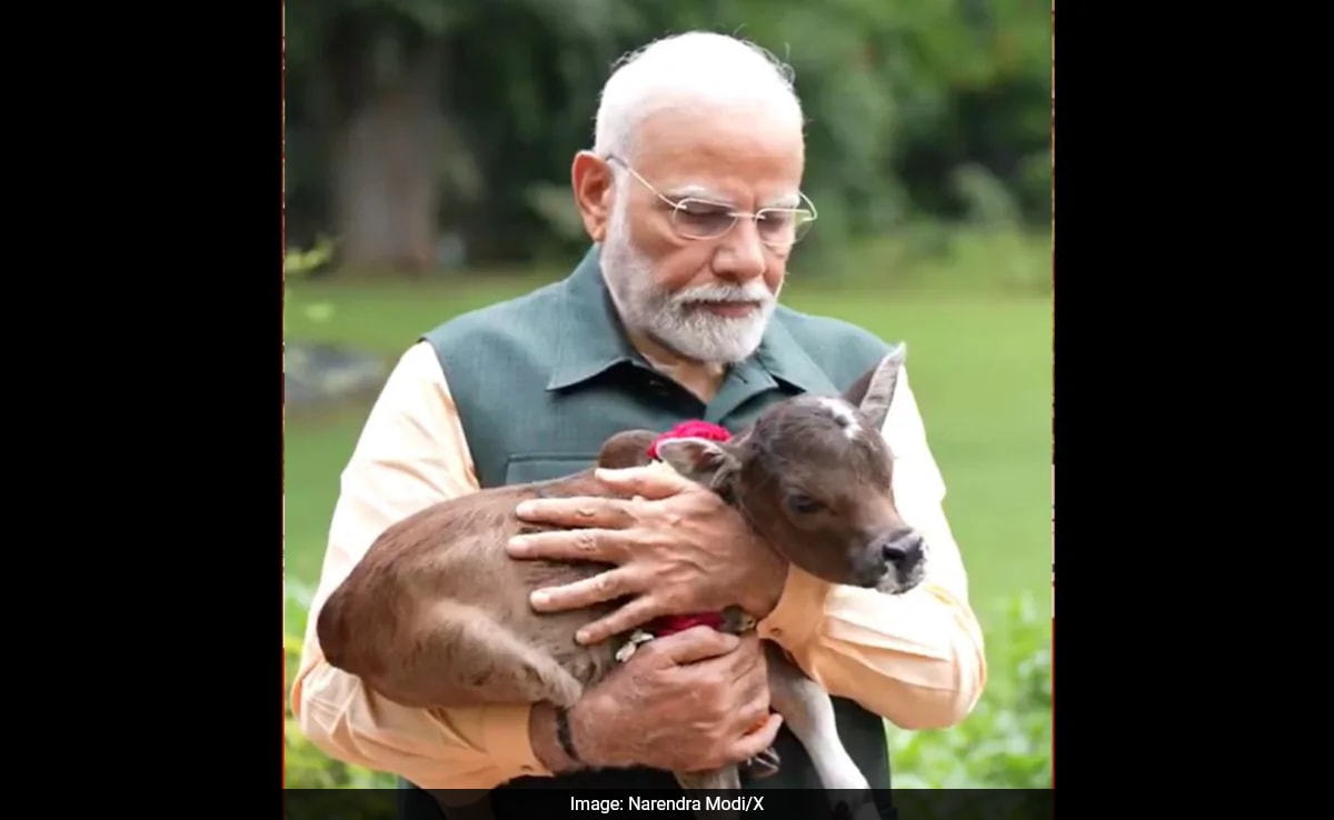 Prime Minister Narendra Modi Shares Heartwarming Moment With Newborn ...