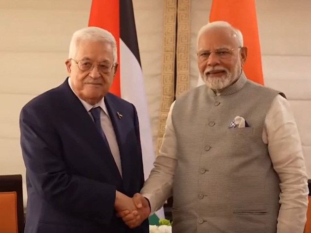 PM Modi Holds Bilateral Meet With Palestinian President Mahmoud Abbas