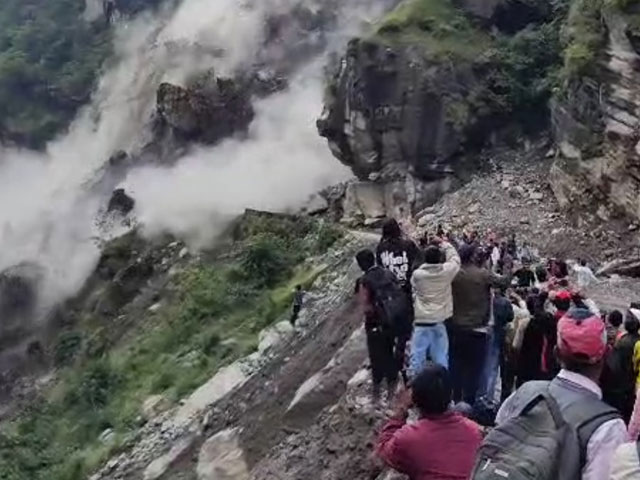 Video: Massive Landslide On Dharchula-Tawaghat Highway In Uttarakhand
