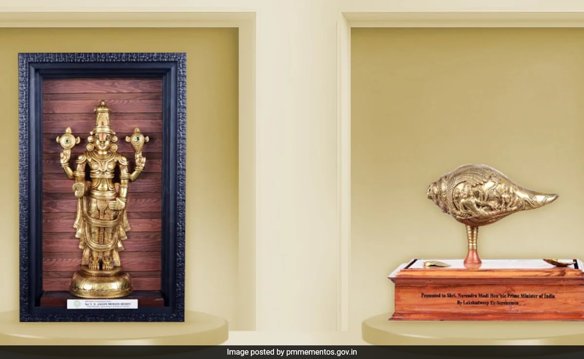 Over 600 Gifts, Mementos Received By PM Modi Up For E-auction