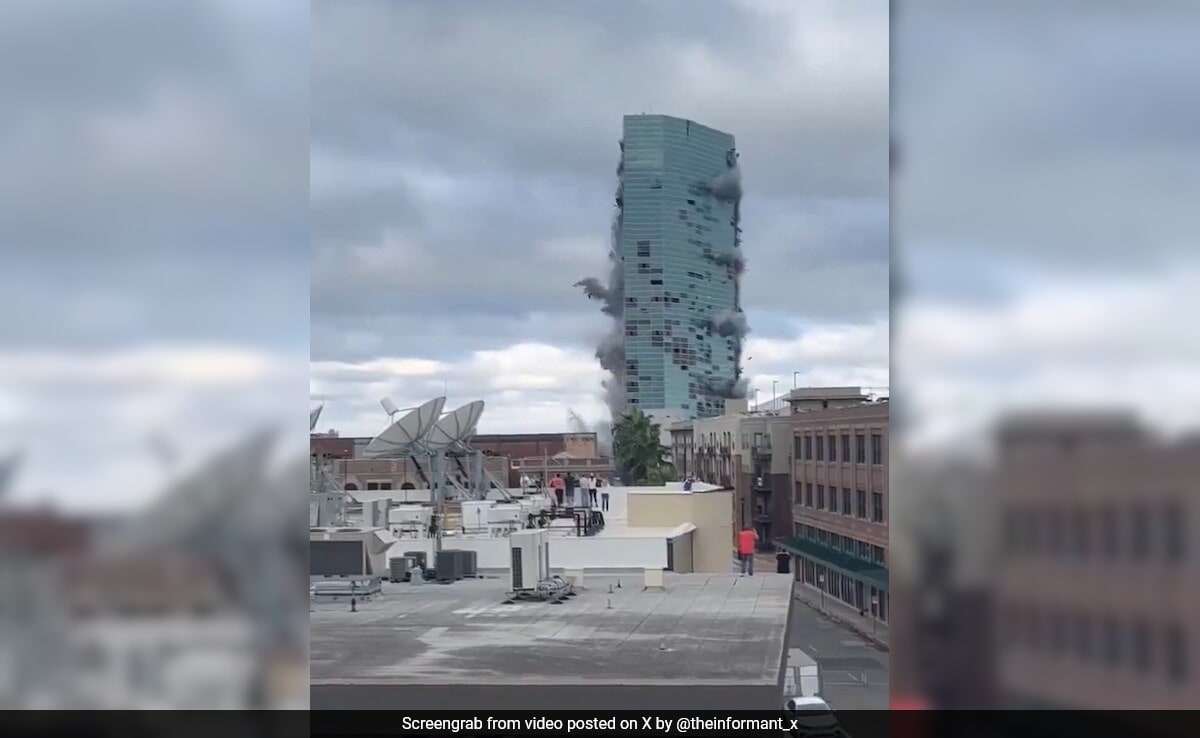 Watch: Louisiana Skyscraper Imploded After Suffering Hurricane Damage