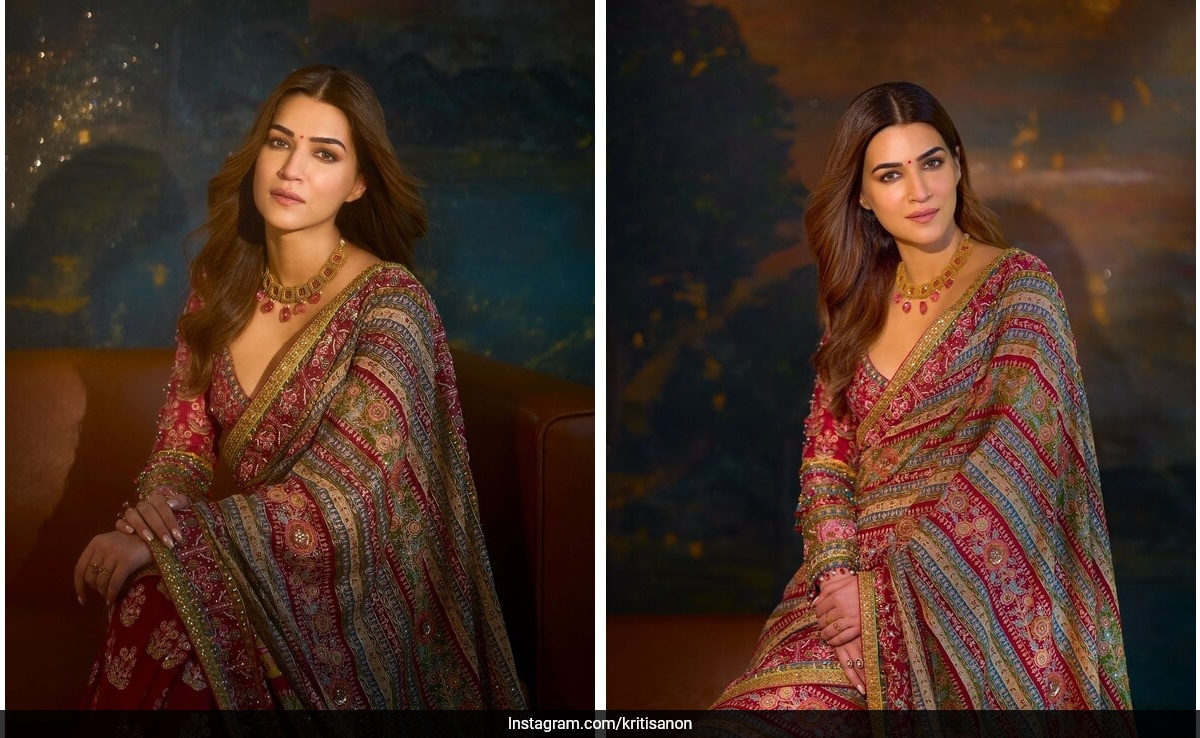 Navratri 2024: Kriti Sanon Proved She "Loves Her Sarees " In The ...