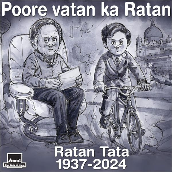 Amul Topical For Ratan Tata | Know All About Amul Topical For Ratan ...