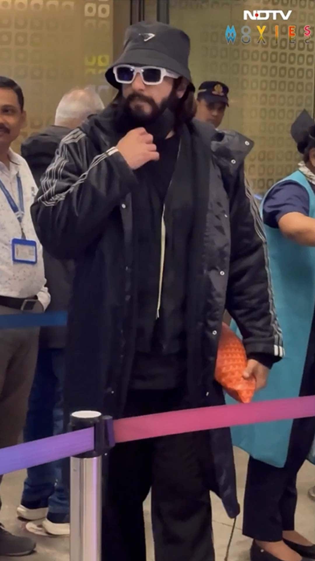Ranveer Singh Spotted At Airport In An All-Black Look