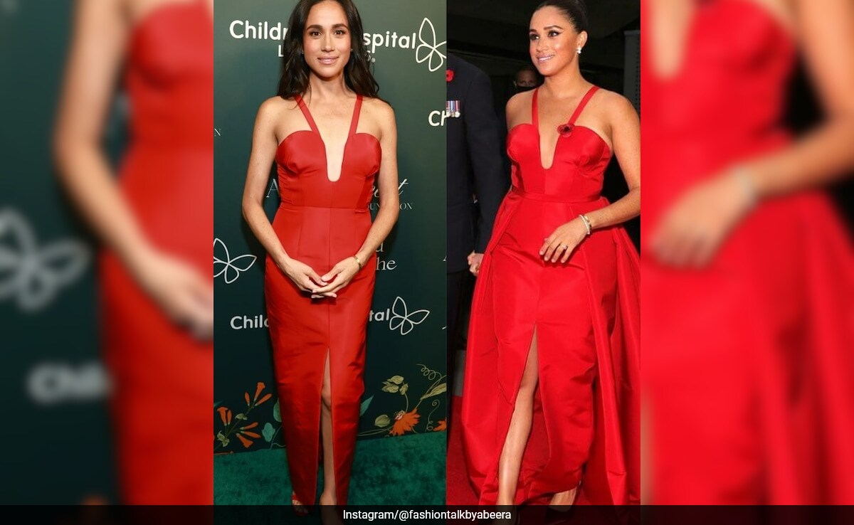 With Prince Harry Working In Africa, Megan Markle Rewore Her Glorious ...
