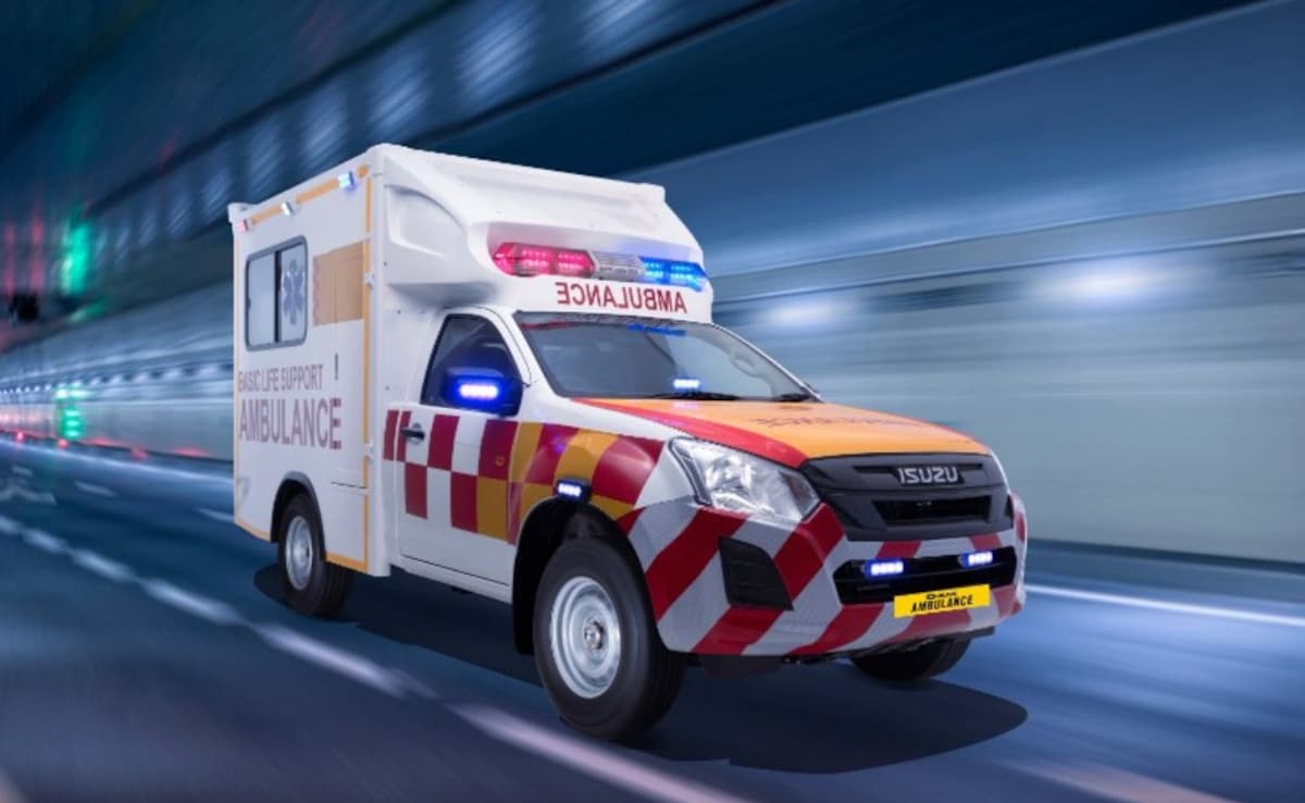 Isuzu D-Max Ambulance Launched In India, Complies With AIS-125 ...