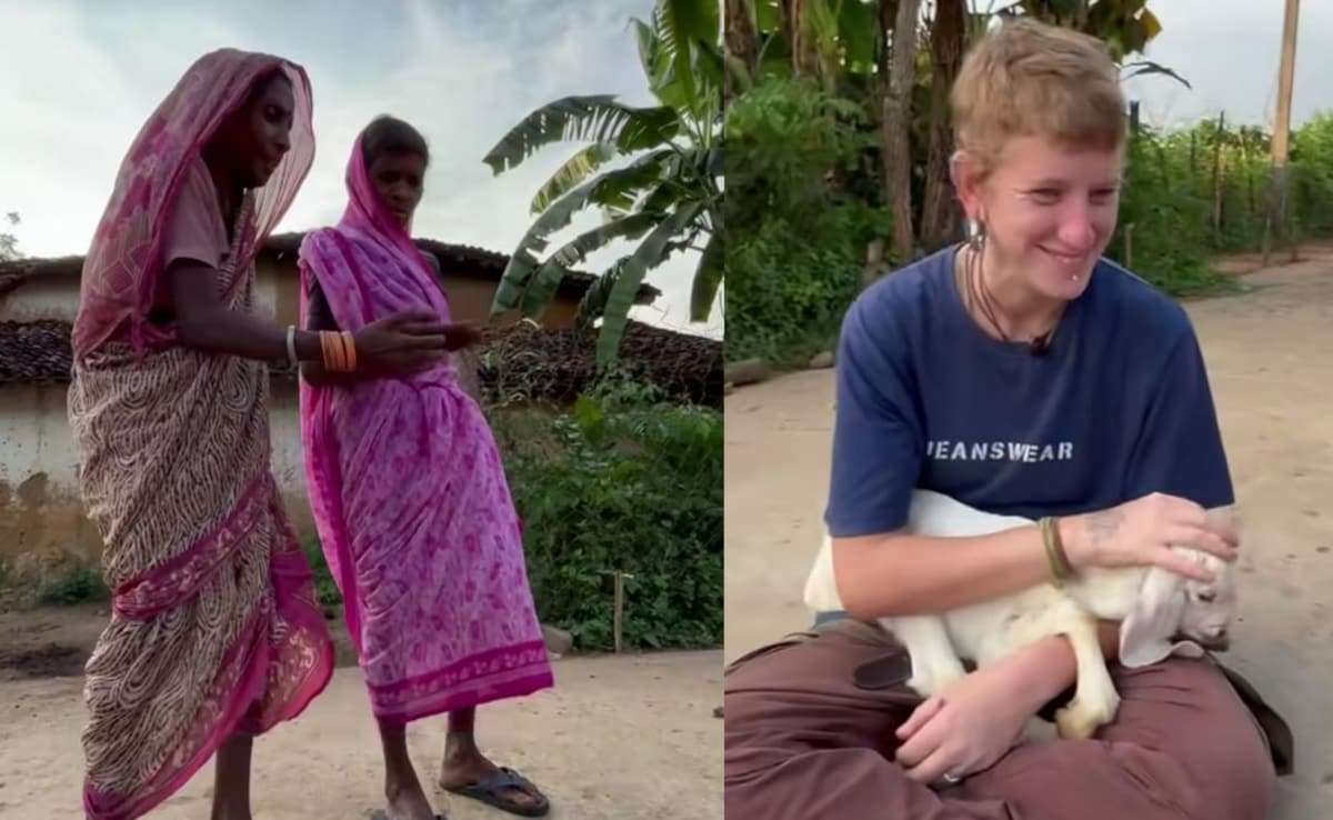 Heartwarming Interaction Between Foreigner And Local Women In Madhya ...