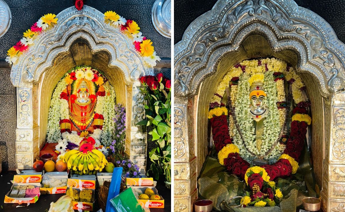 Navratri 2024 Mandhardevi Kalubai ancient temple feature location yatra ...