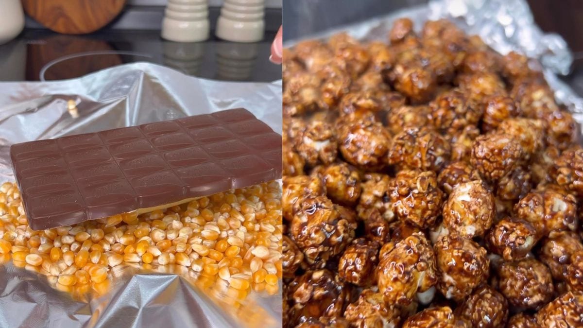 Chocolate Popcorn Made In Aluminium Foil? This Viral Recipe Has The ...