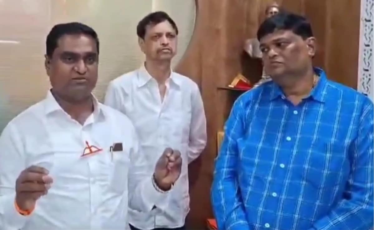 Ambarnath Politics Shiv Sena MLA Balaji Kinikar's Apology front of ...