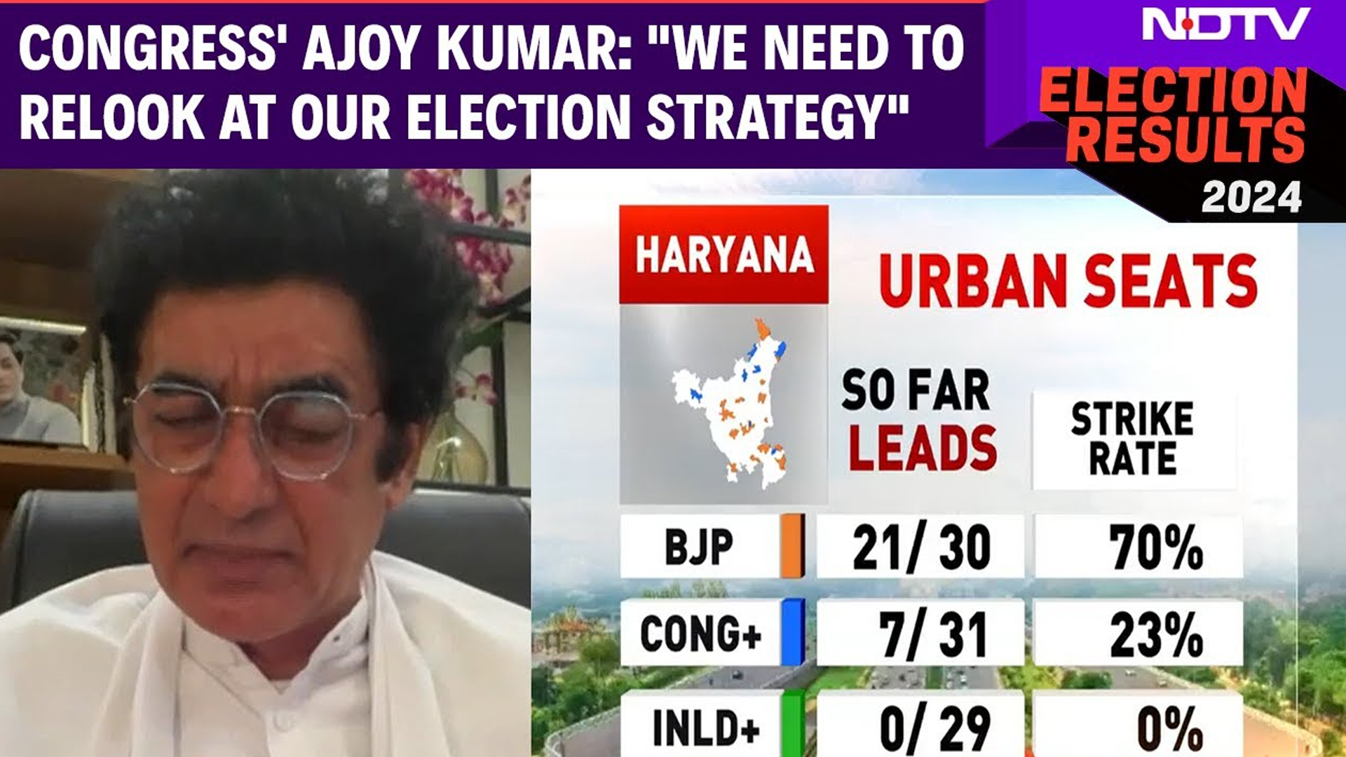 "We Need To Relook At Our Election Strategy": Congress' Ajoy Kumar