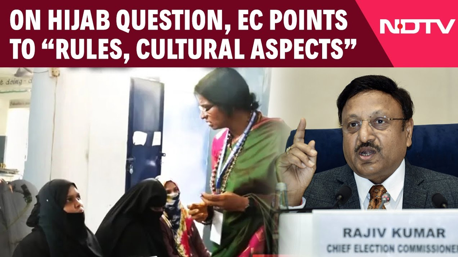 On Hijab Question, Chief Election Commissioner Points To "Rules ...