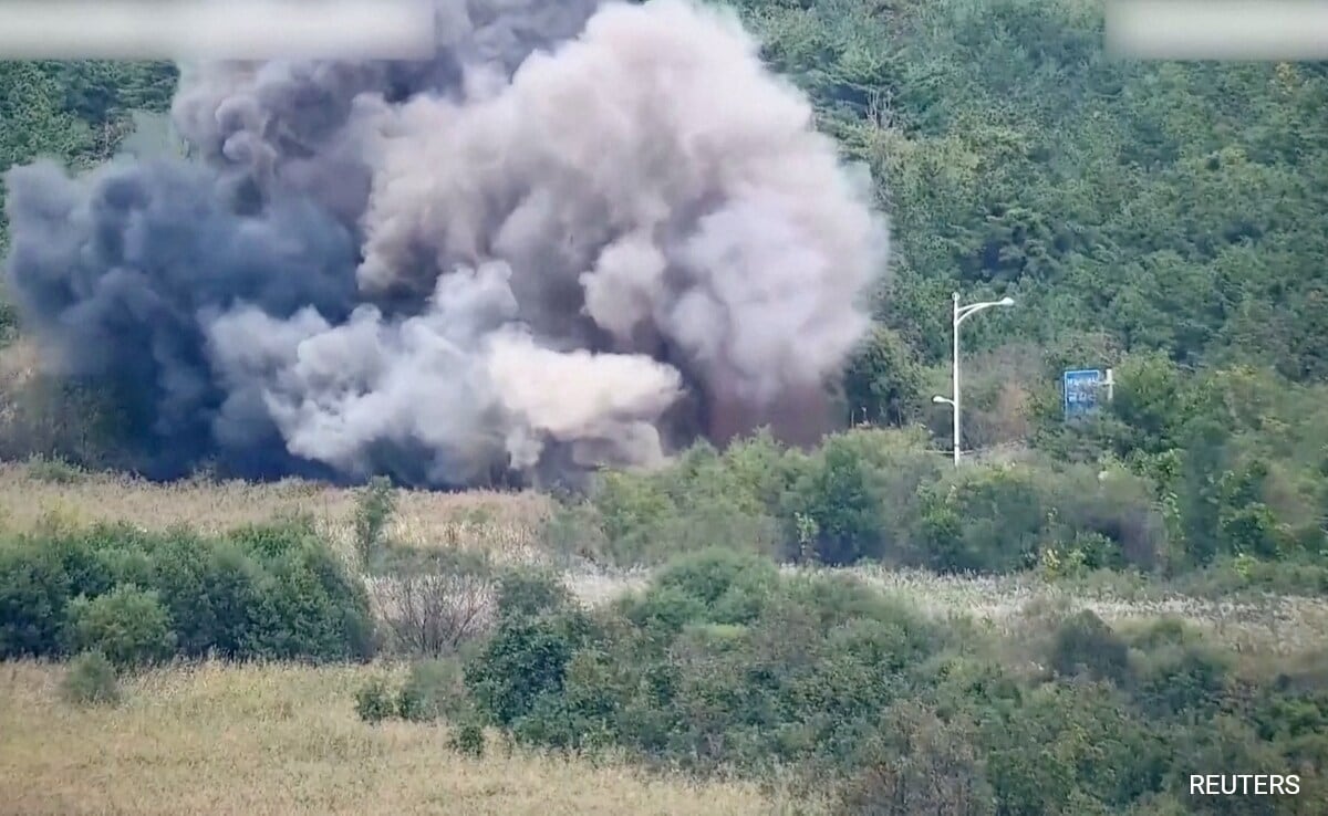 Why Is Kim Jong Un's North Korea Blowing Up Roads, Railways To The South?
