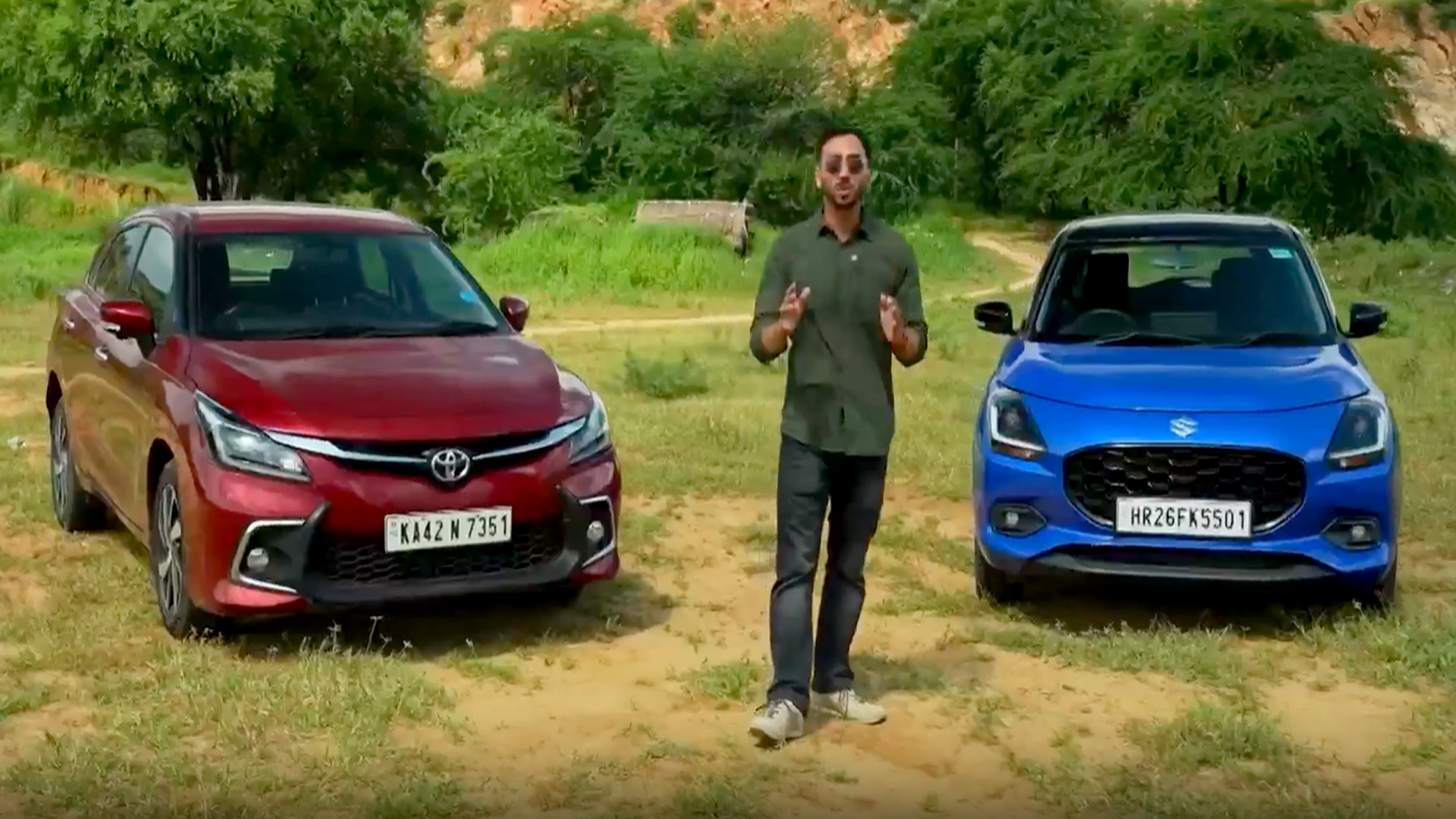 Maruti Suzuki Swift vs Toyota Glanza Comparison