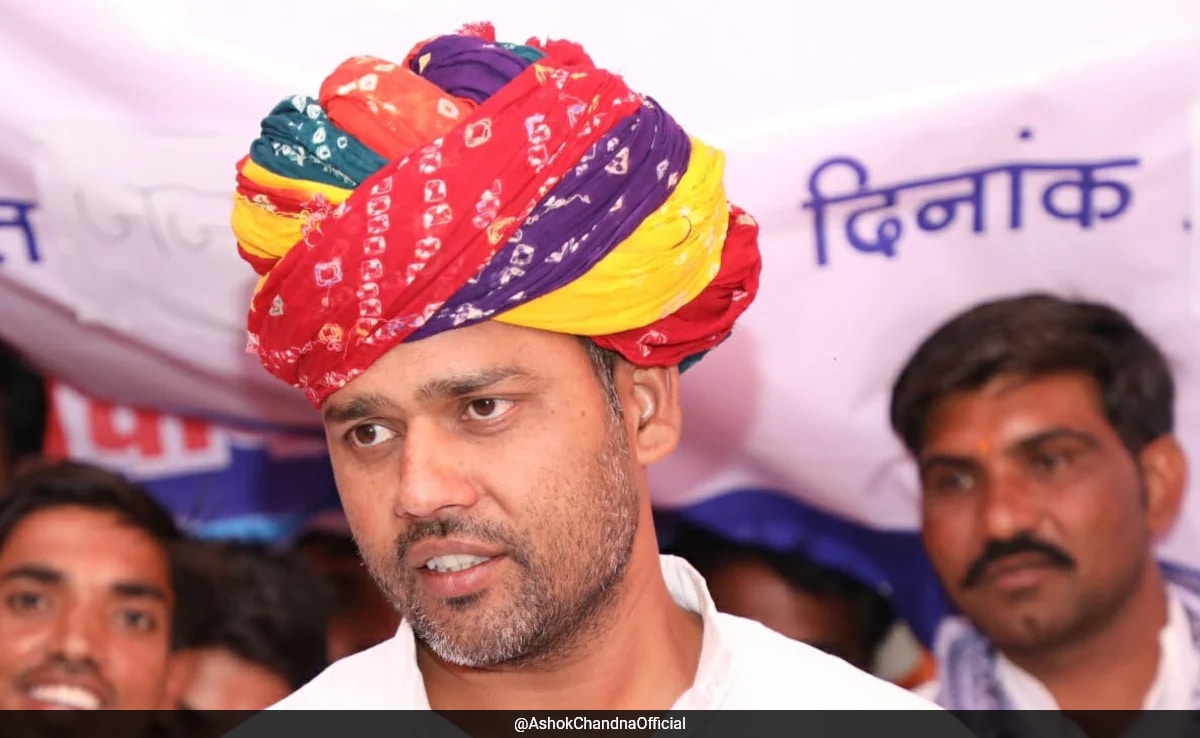 You Will Shed Tears Of Blood, Rajasthan Congress MLA Ashok Chandana To ...