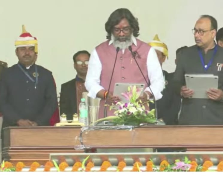 Hemant Soren Takes Oath As Jharkhand Chief Minister For Fourth Time