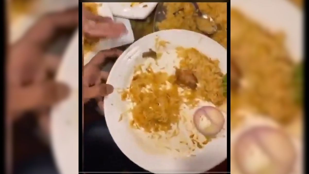 Watch: Diners Claim To Find Half-Burnt Cigarette In Chicken Biryani At ...