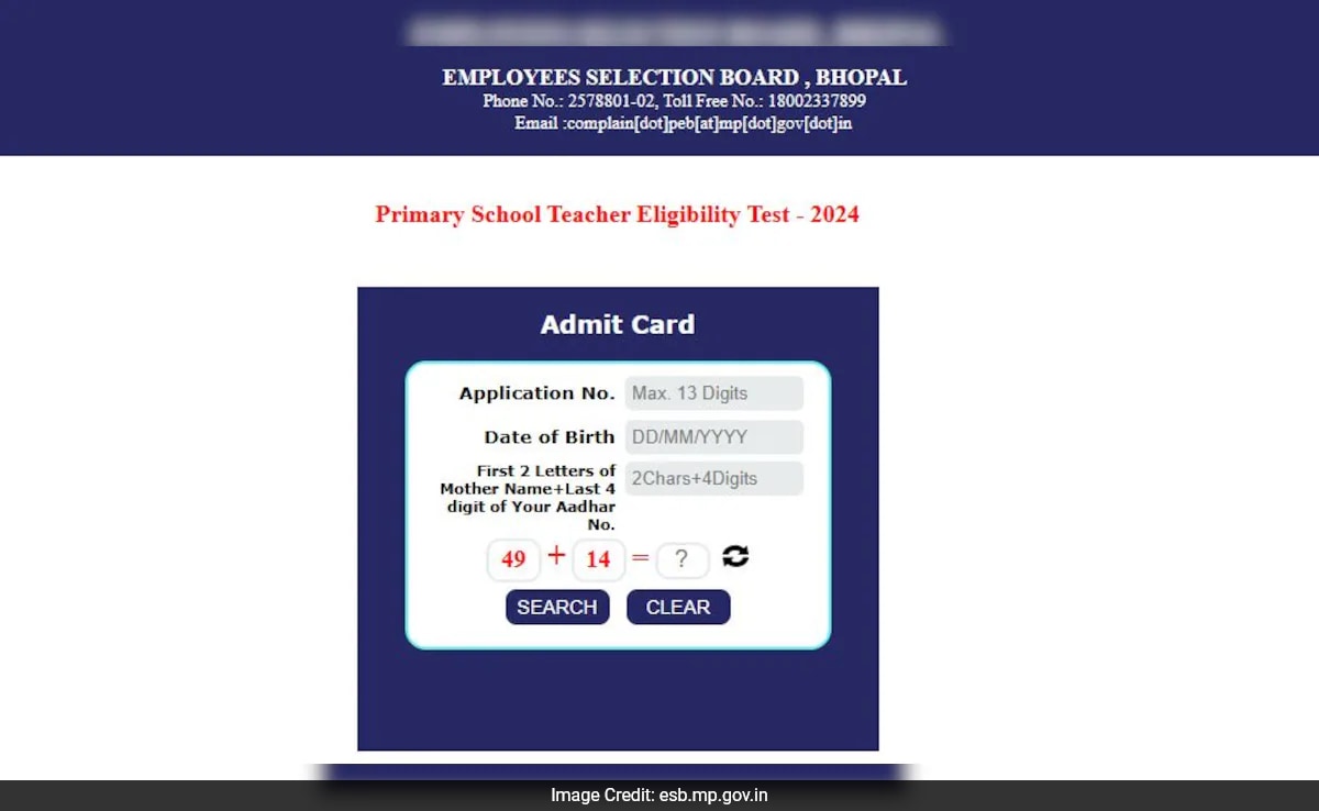 MP TET Admit Card 2024 Out, Check Steps To Download at official website ...