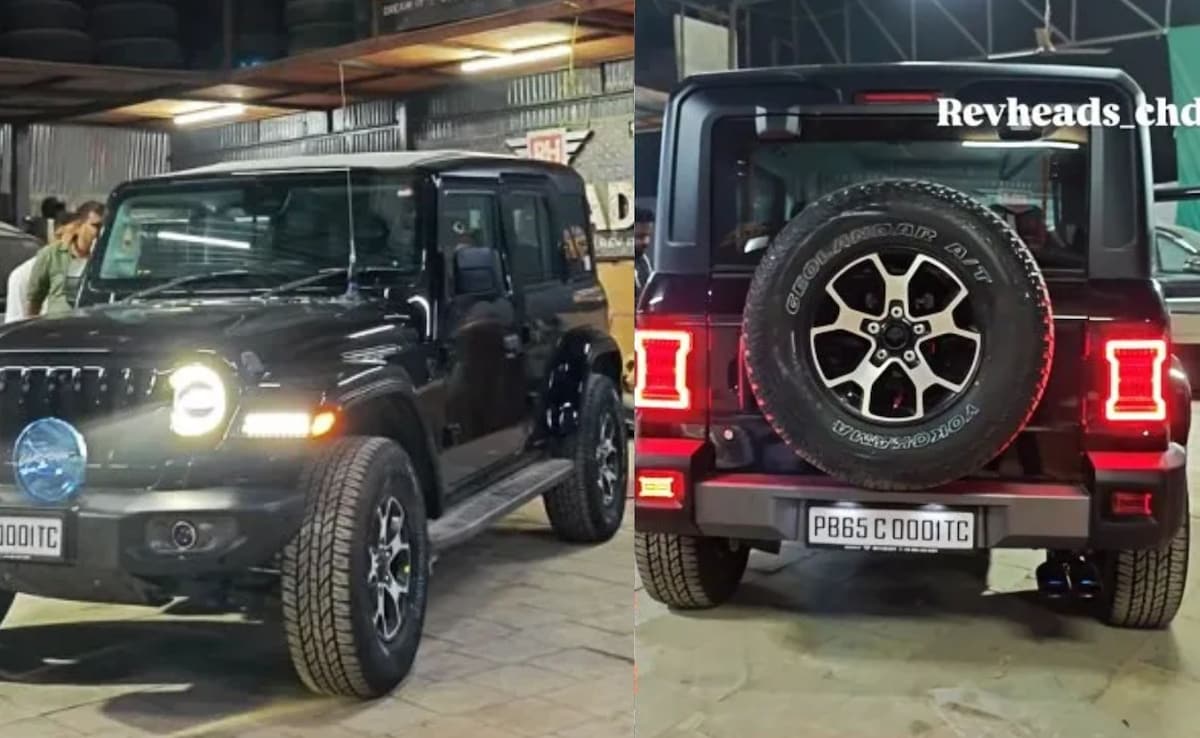 Modified Mahindra Thar Roxx Gets Elements To Imitate Jeep Wrangler ...