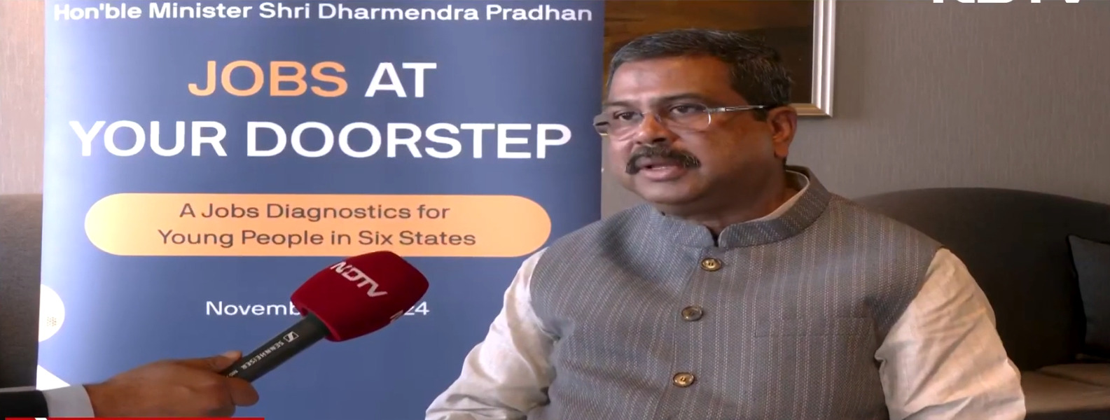 "Necessary To Change The Definition Of Job": Minister Dharmendra ...
