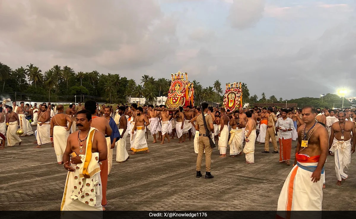Kerala Temple Festival Procession