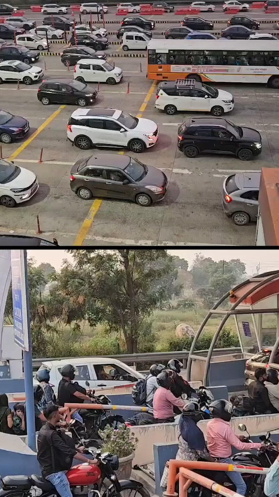 Massive Traffic Jam Post Diwali Weekend On Yamuna Expressway Near Mathura