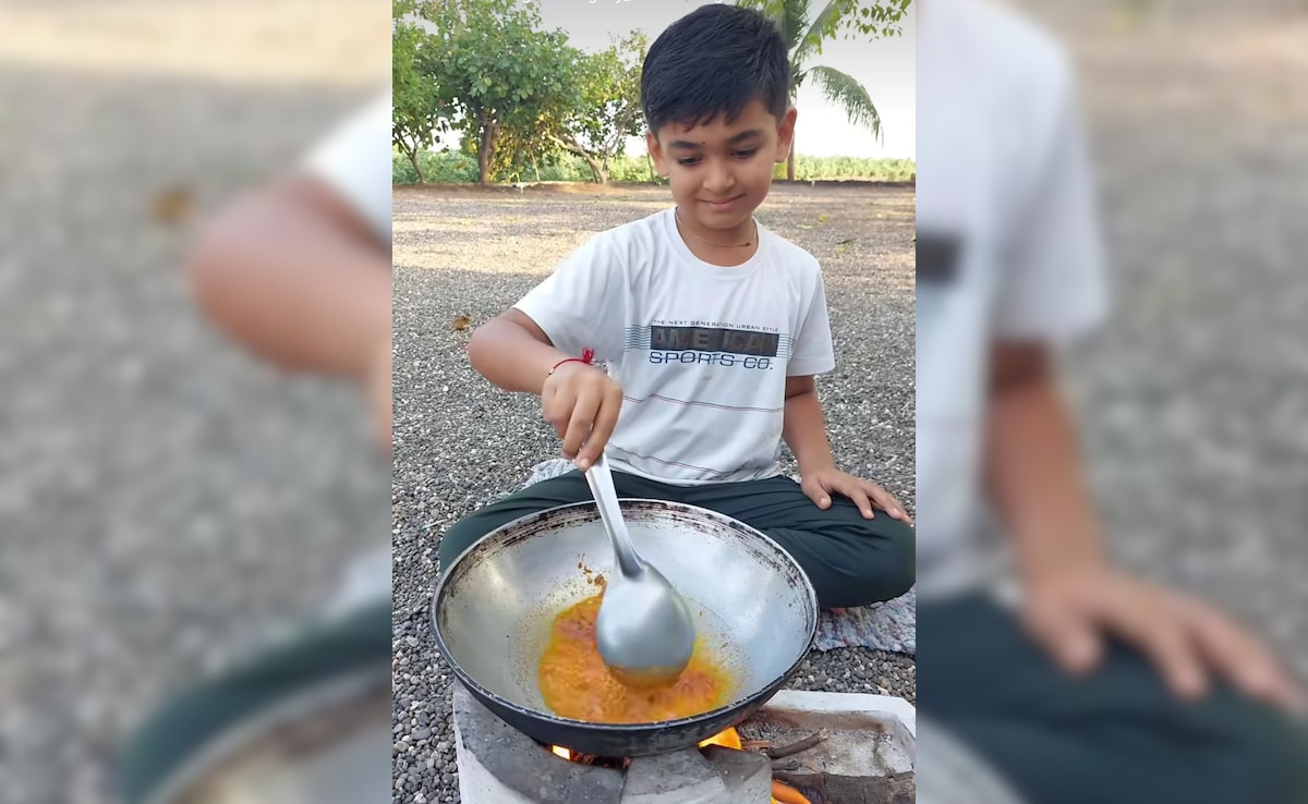 Viral: Young Boy Cooks "Dahi Tikhari", Video Gets Over 55 Million Views