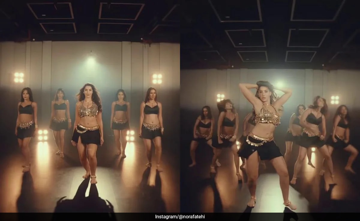 Sorry Nora Fatehi, All We Noticed In Your Dance Video For Payal Was Your Black And Gold Outfit