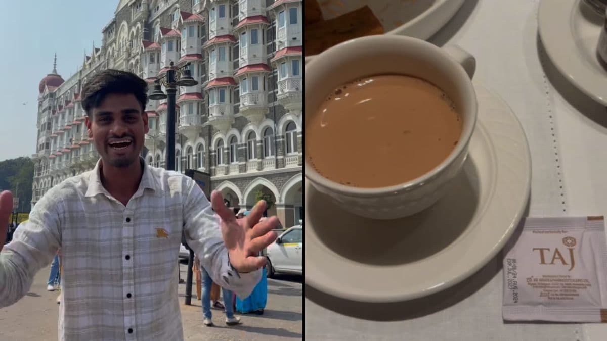Viral: "Middle-Class" Man Fulfills His Dream Of Having Tea At Taj Hotel ...