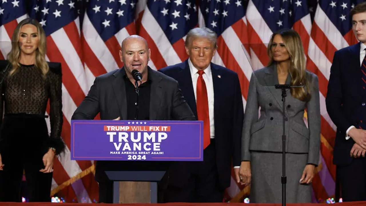 "This Is Karma": Dana White's Big Shout-Out To Donald Trump On US ...