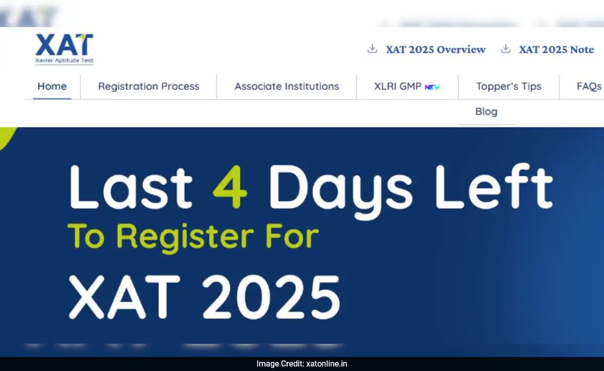 XAT 2025 Application Window Closing Soon, Check Steps To Apply