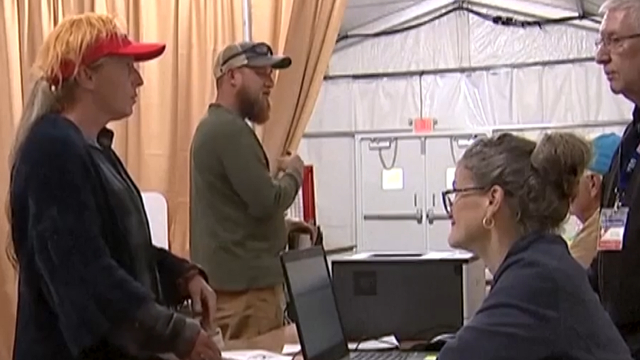Voters In Western North Carolina Cast Ballots In Tents Following ...