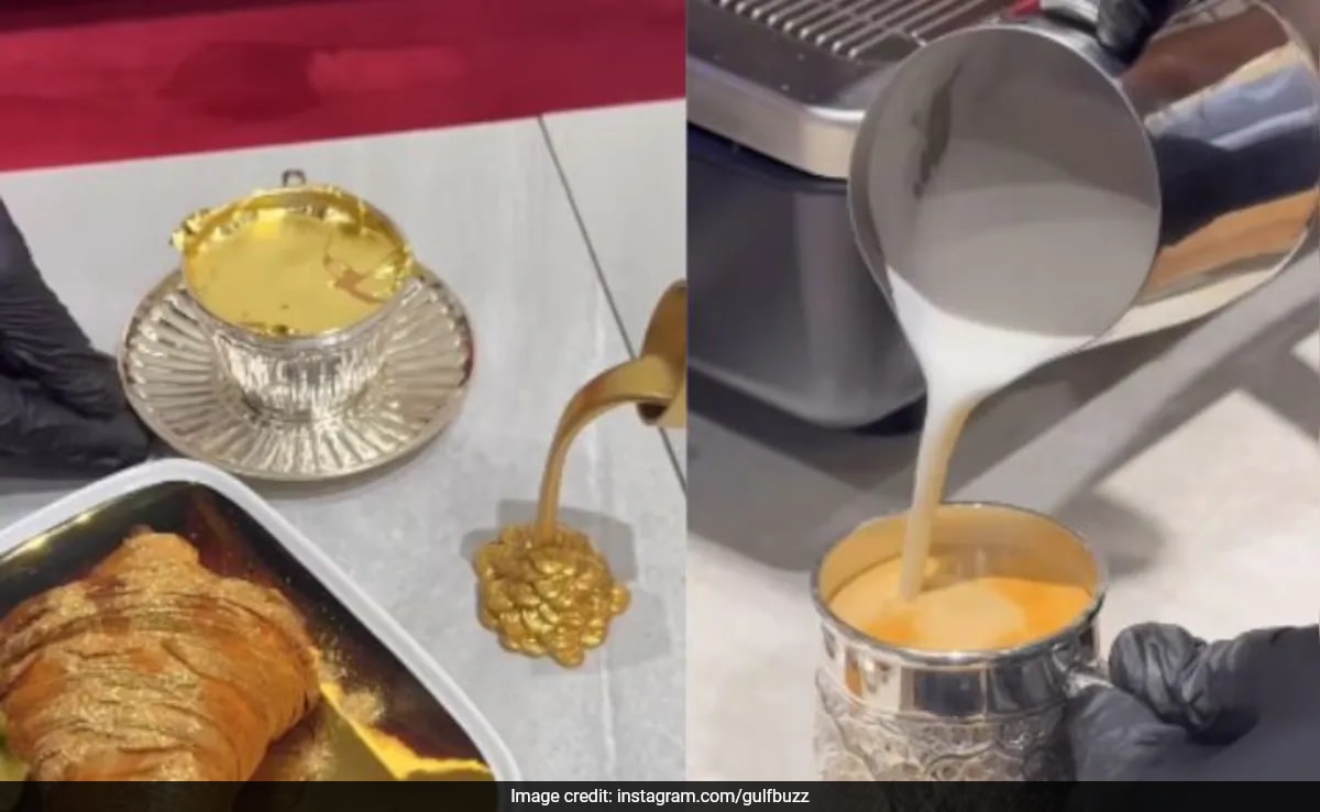 Dubai Cafe Sells 'Gold Karak' Tea For Rs 1 Lakh, Sparks Debate Online