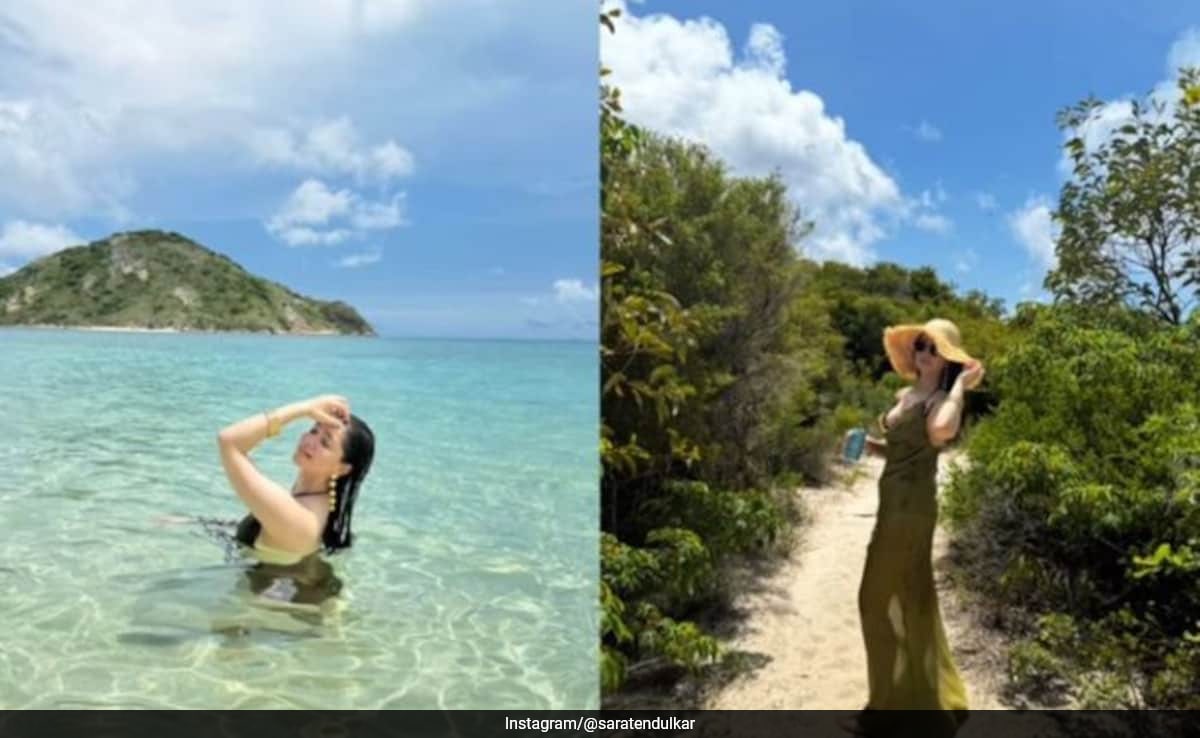 Sara Tendulkar Enjoyed A "Beach Day" At Australia's Great Barrier Reef