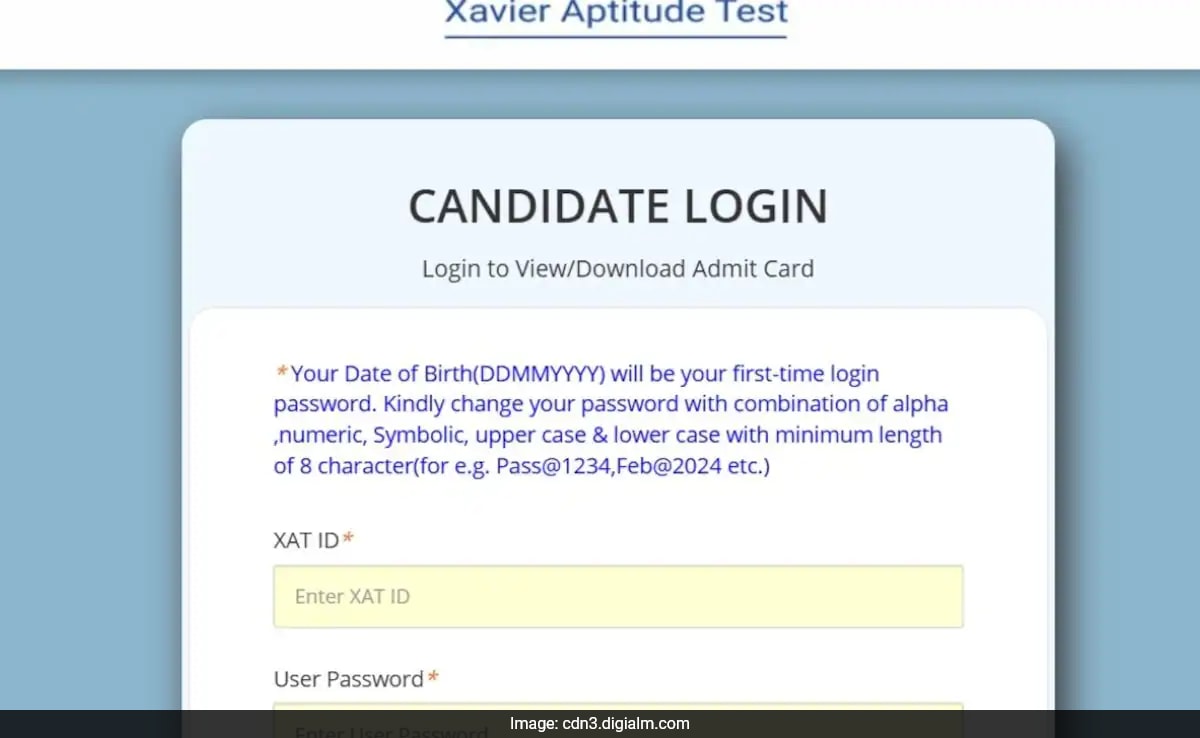 XAT 2025 Admit Card Out At xatonline.in, Check Direct link here to download
