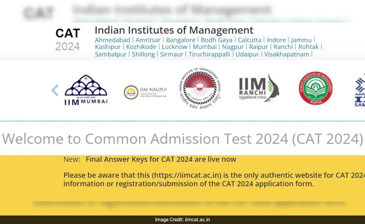 CAT 2024 Result पर बड़ी अपडेट, IIM कलकत्ता आज-कल में कैट परीक्षा के ...