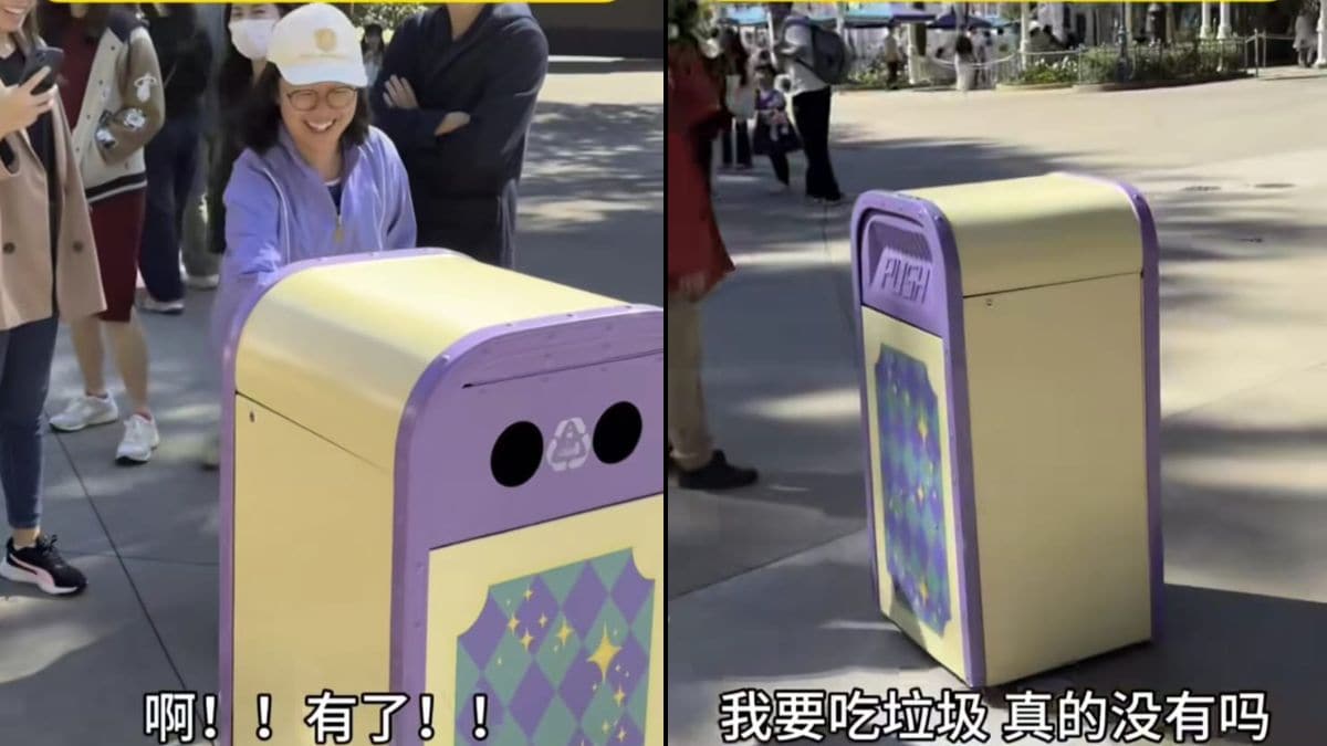 Watch: Hong Kong Disneyland's 'Talking Trash Can' Goes Viral, Wins Hearts Online