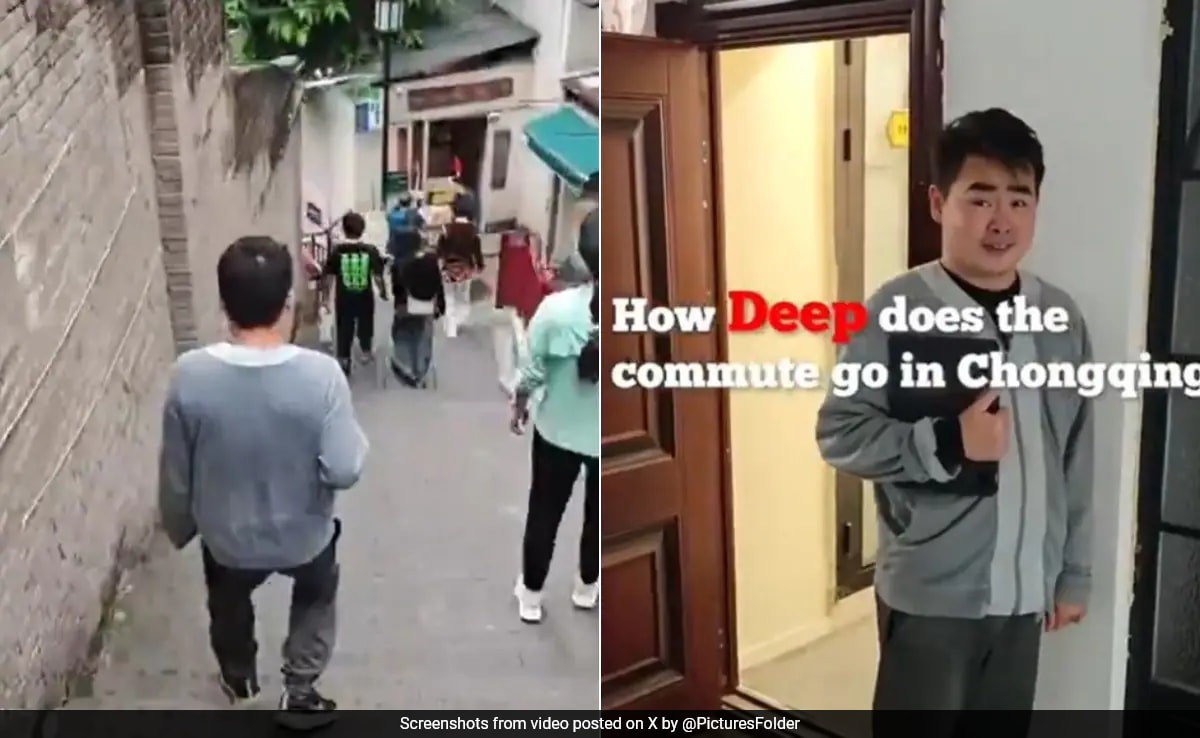 Video: Chinese Man Documents His Unusual Commute To Work, Internet ...