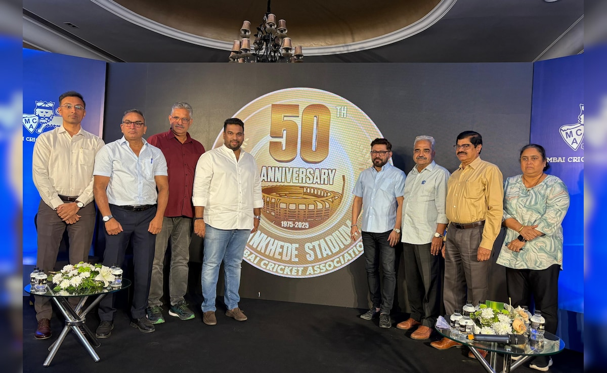 MCA Unveils Grand Celebrations To Mark 50 Years Of Iconic Wankhede Stadium | Cricket News