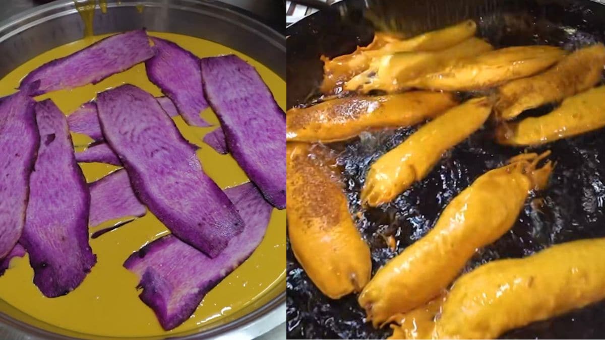 Viral Video Shows Making Of Ratalu (Yam) Bhajiya In Surat, Internet ...