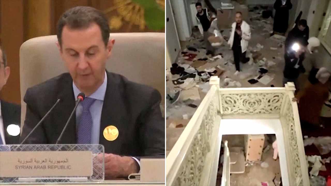 Syrian President Bashar Assad Flees To Russia | Protesters Ransack ...