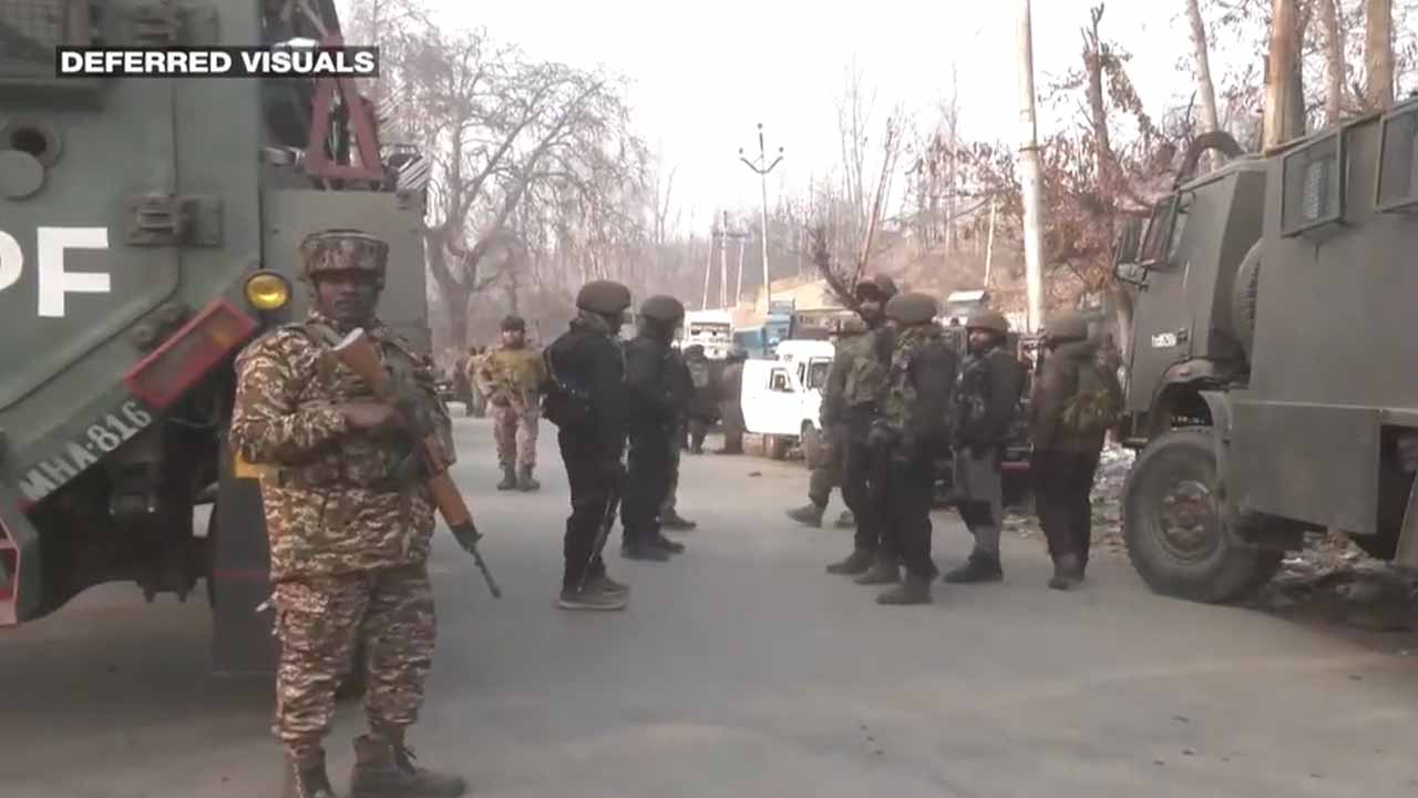 Five Terrorists Killed In Encounter With Security Forces In J&K's Kulgam
