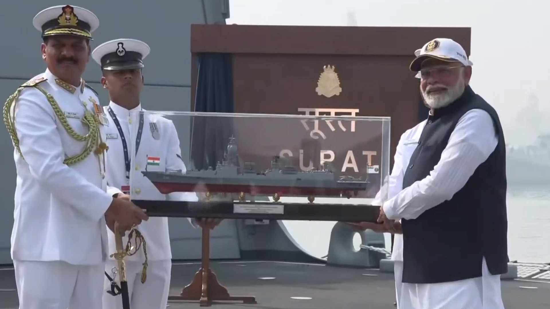 3 Indian Navy Warships Commissioned In Mumbai