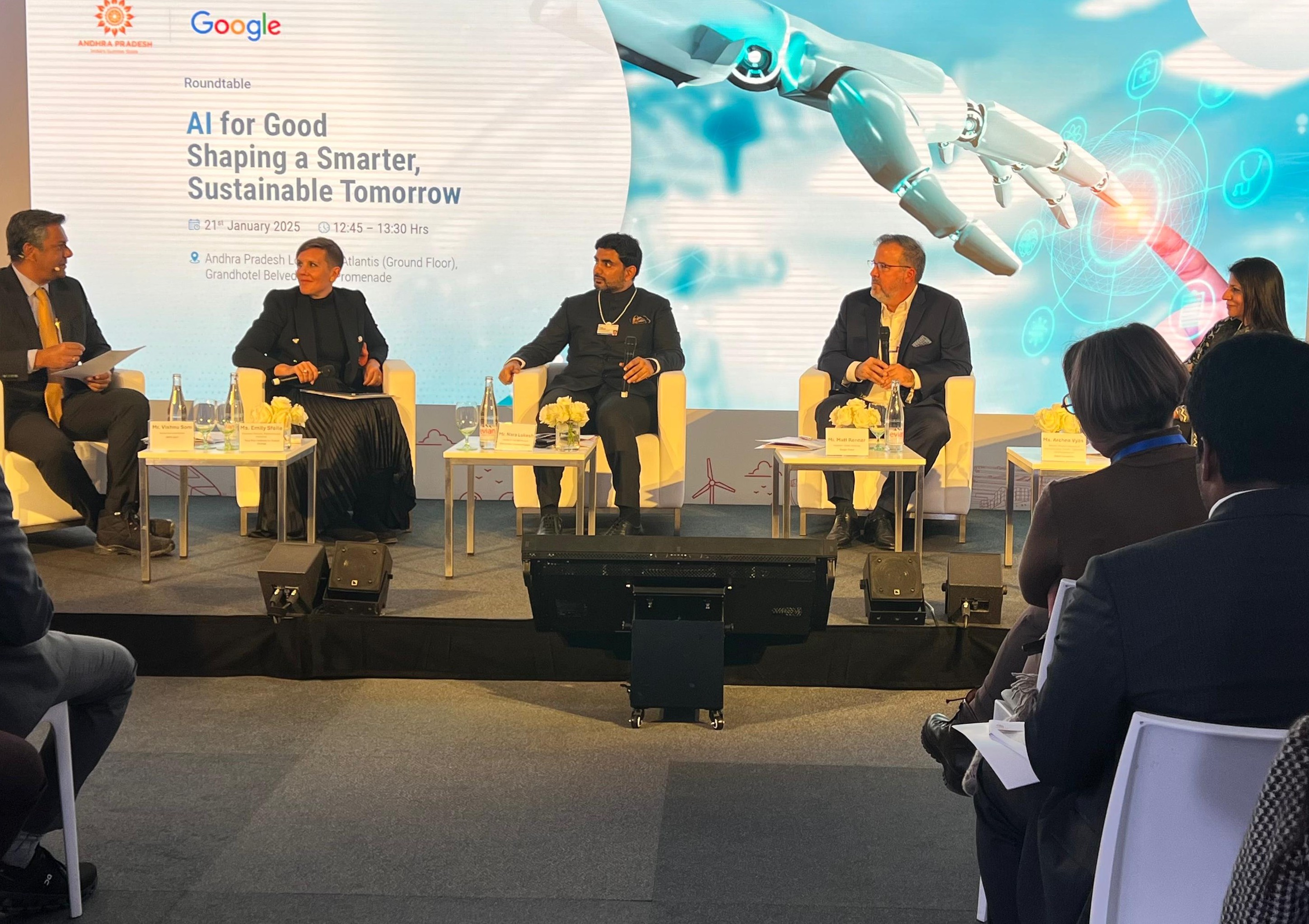 Davos, World Economic Forum, Artificial Intelligence, Nara Lokesh: "Can Transform...": At Davos ...