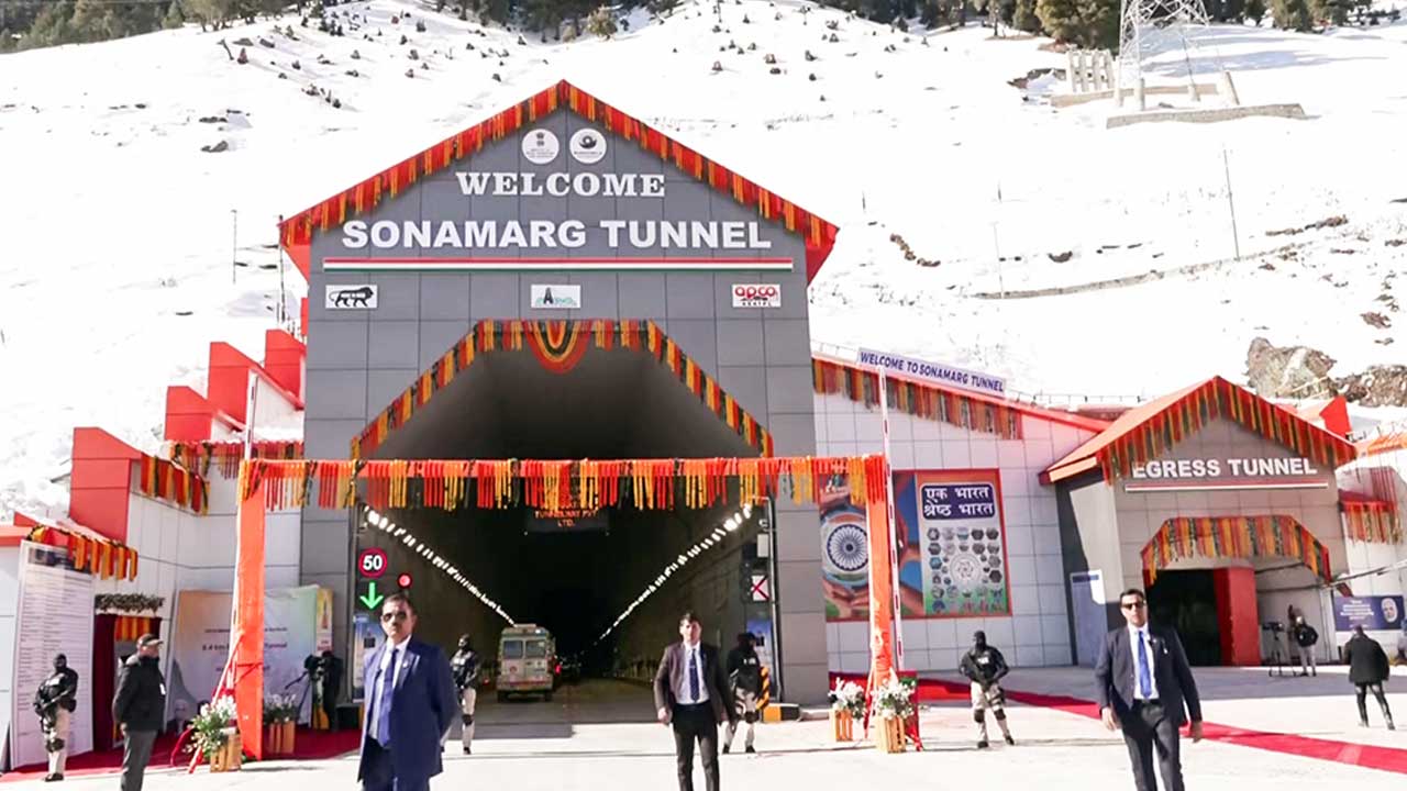 J&K's Z-Morh Tunnel Inaugurated For All-Year Access To Sonamarg