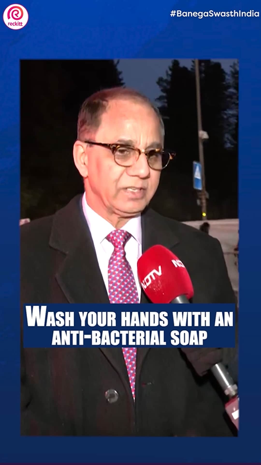 Dettol Banega Swasth India @ Davos | Shyam Bishen On Hand Hygiene