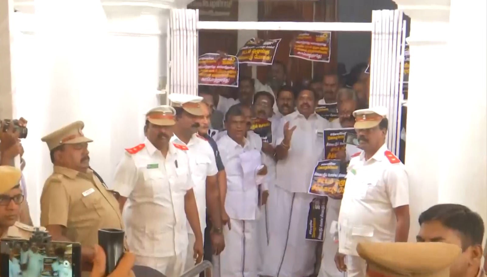 High Drama In Tamil Nadu Assembly Amid Opposition AIADMK, BJP Protests ...